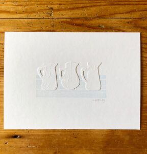Blind Embossing – Liz Wellby – Fine Art